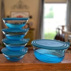 Tupperware | Dining | Tupperware 6pc Sherely Elegant Serving Bowls Plus ...